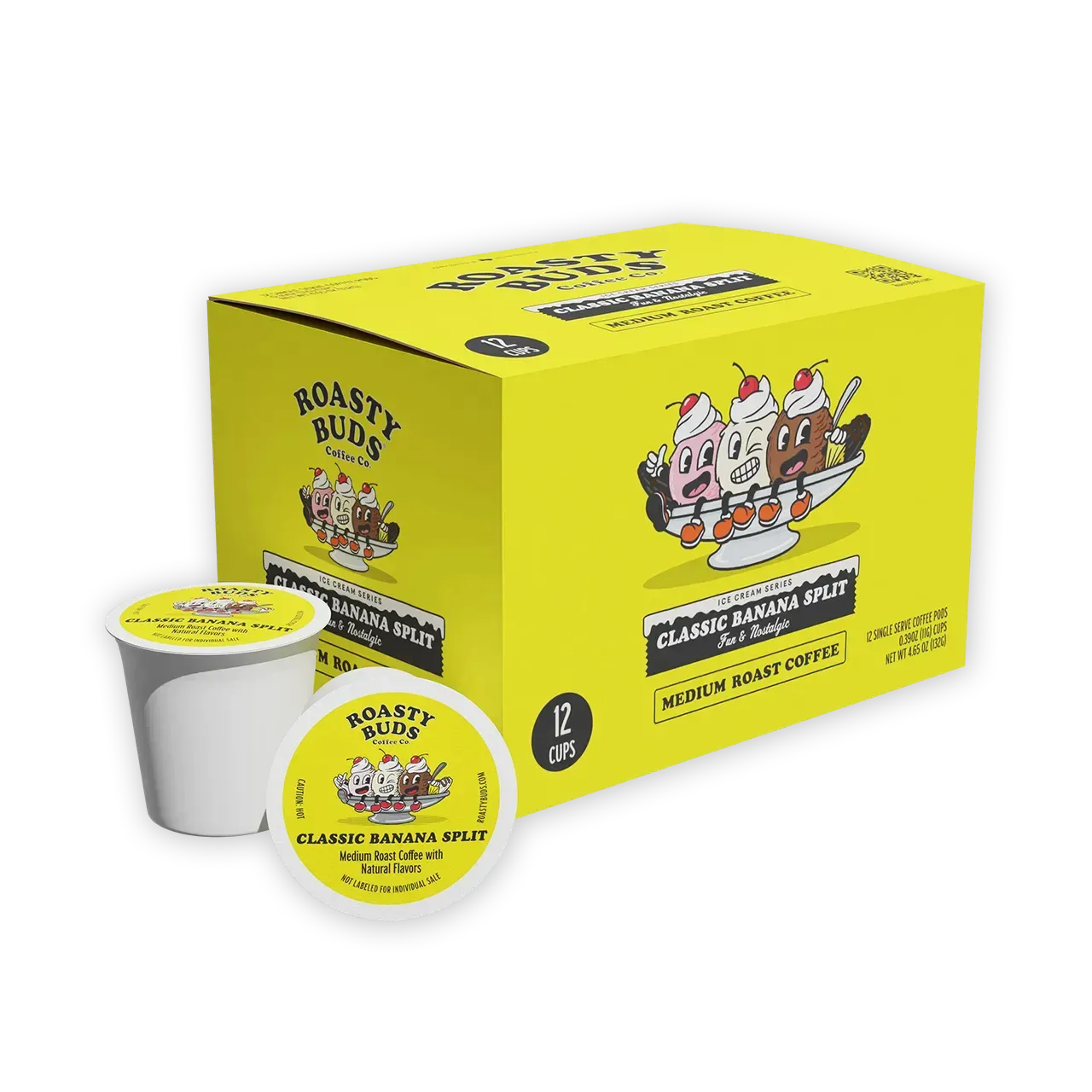 Classic Banana Split Single-Serve Coffee Pods For Keurig!