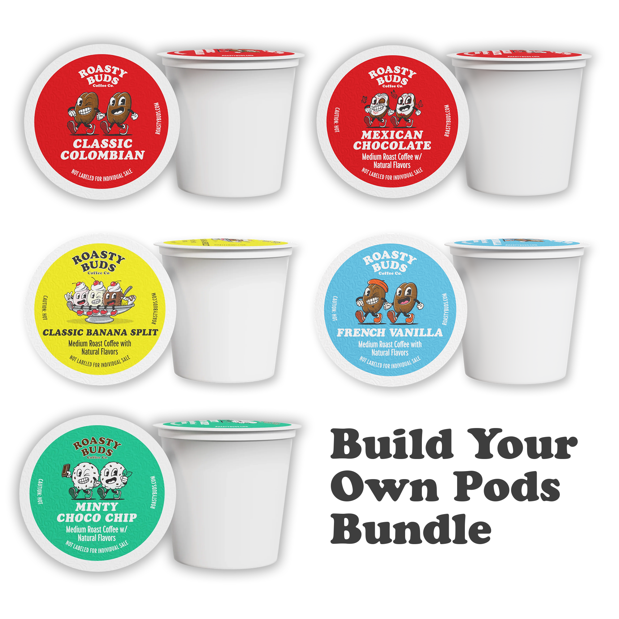Roasty Buds Coffee | Build Your Own Coffee Pods Bundle!