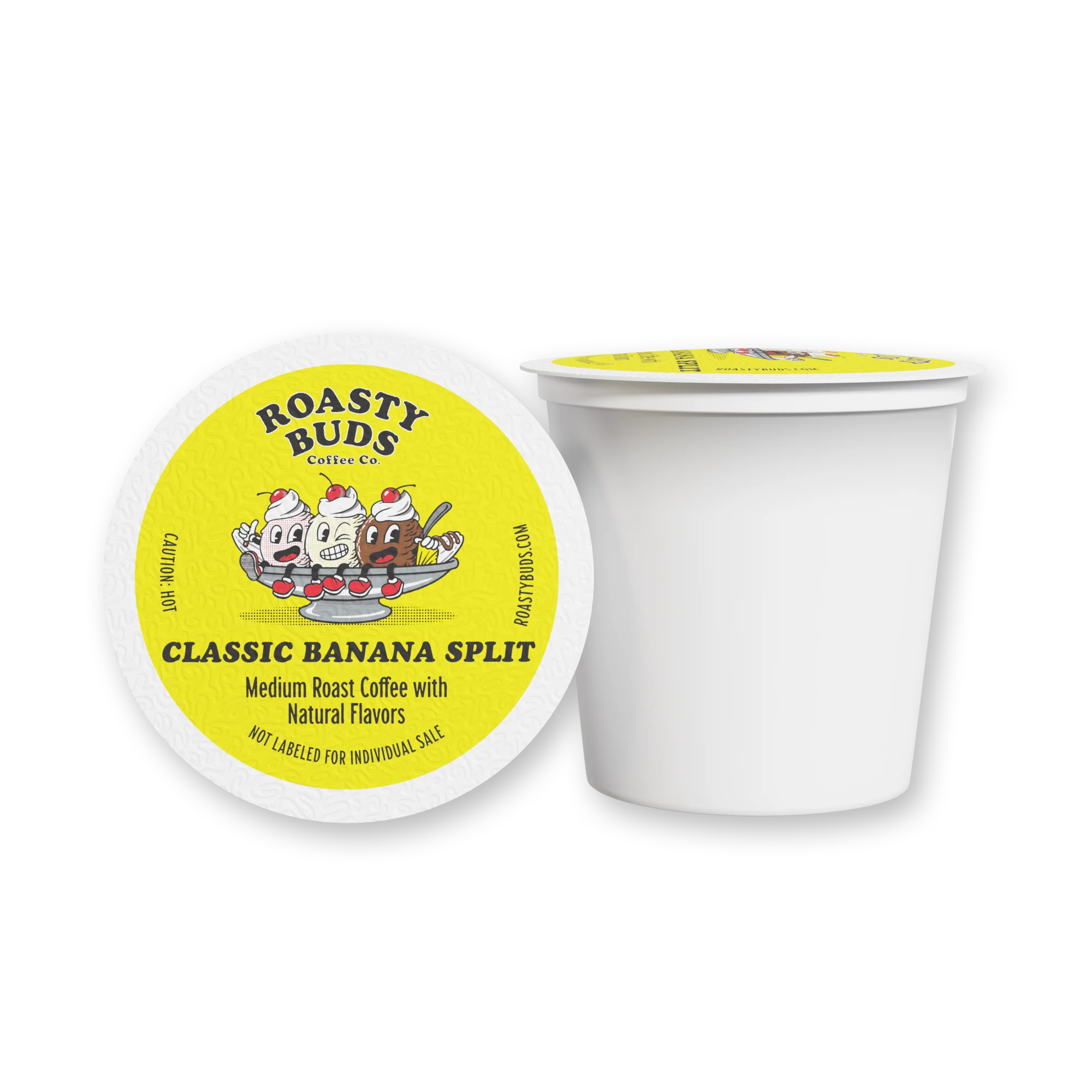 Classic Banana Split Single-Serve Coffee Pods For Keurig!