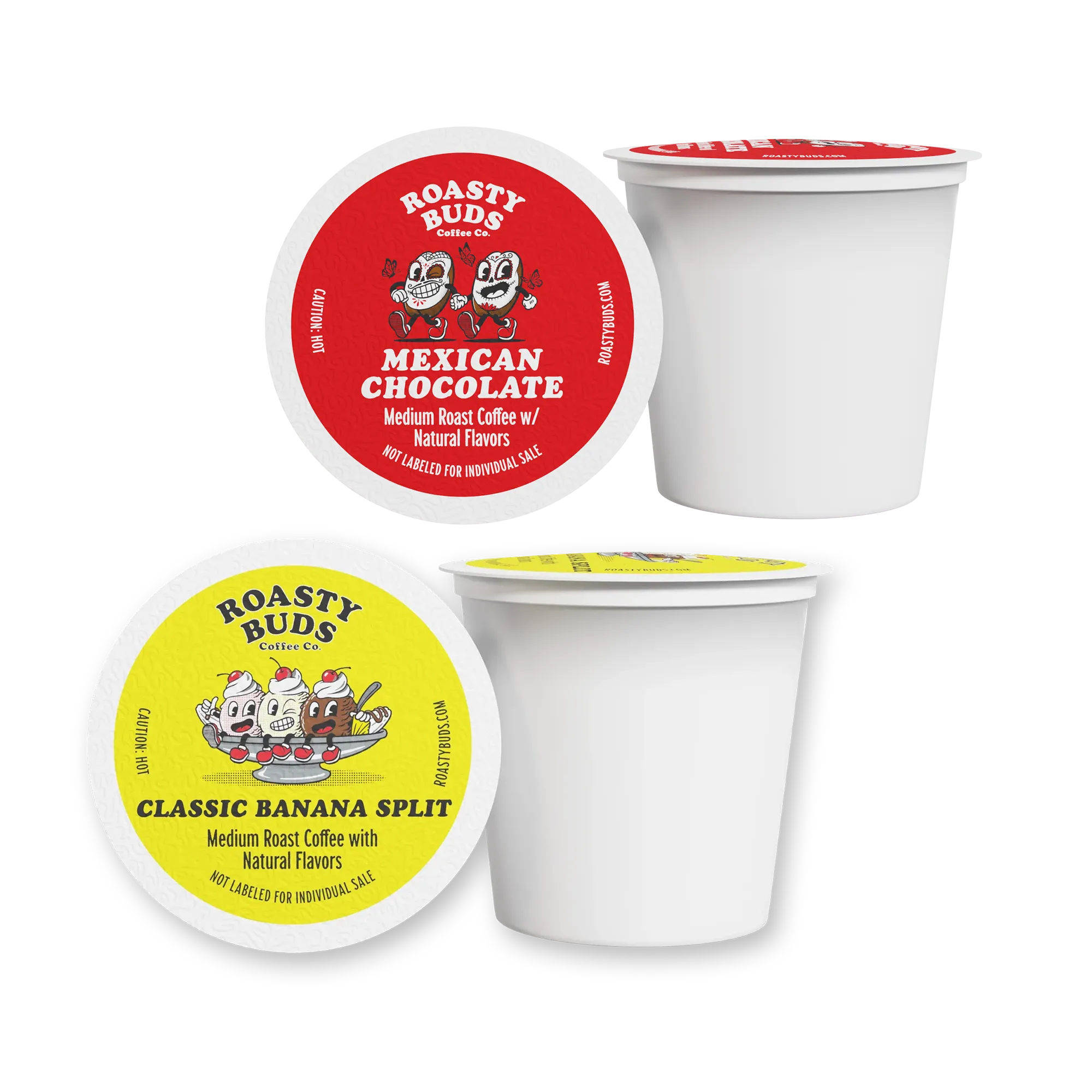 Mexican Chocolate & Banana Split Coffee Pods For Keurig