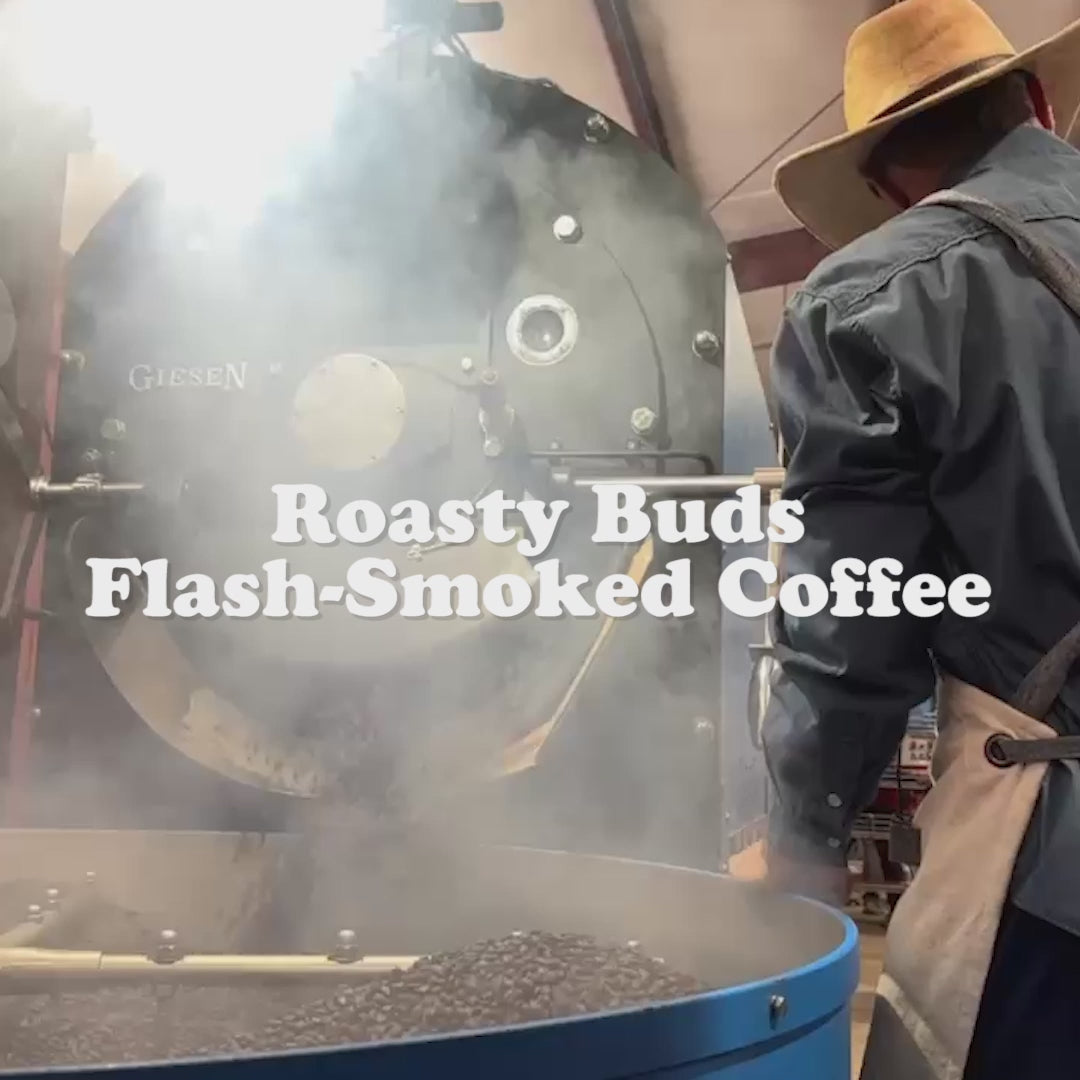 Roasty Buds Premium Coffee | Texas BBQ Smoked Coffee